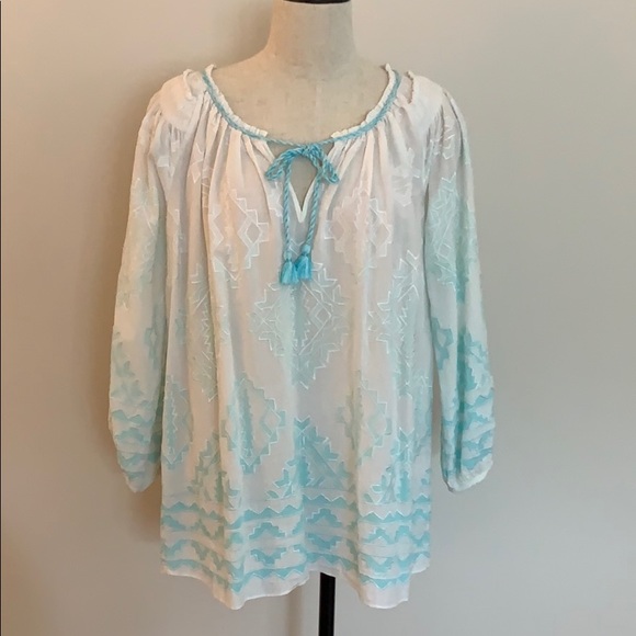 Calypso St. Barth | Tops | Calypso St Barth Boho Chic Tunic | Poshmark